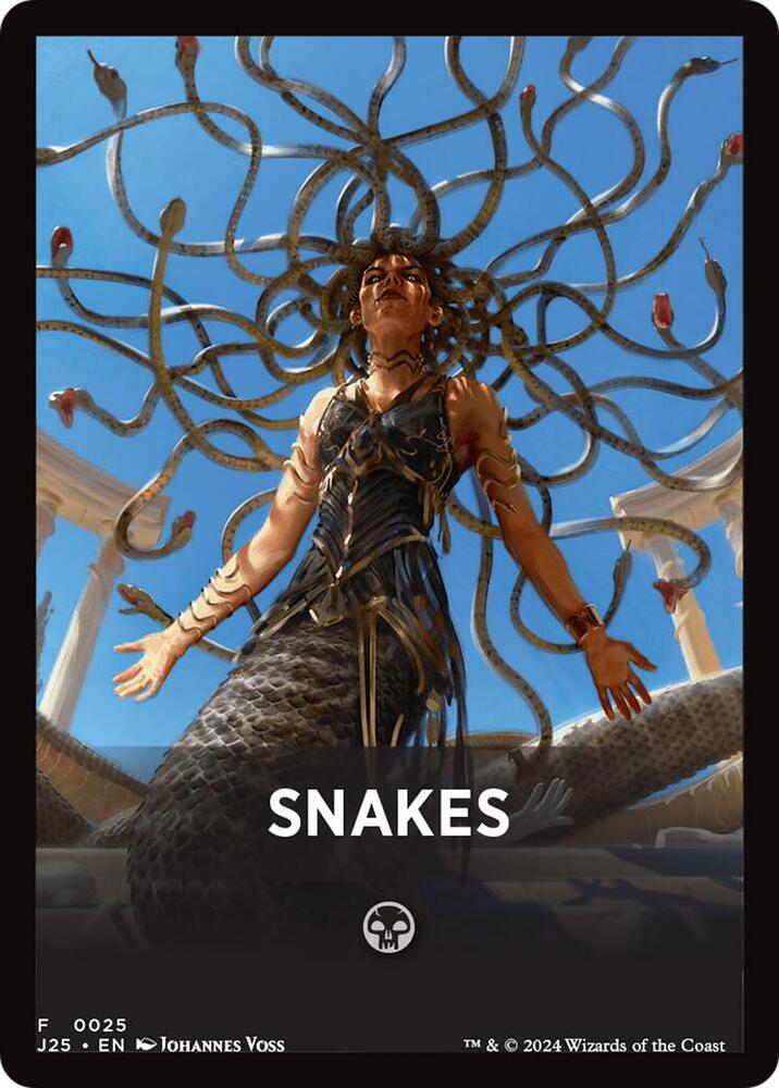 Snakes Theme Card - Foundations Jumpstart - Magic: The Gathering ...