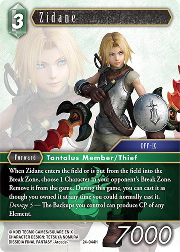 Zidane - Hidden Legends - Final Fantasy TCG