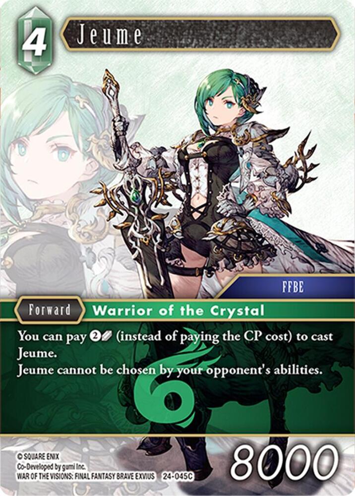 Jeume - Hidden Legends - Final Fantasy TCG