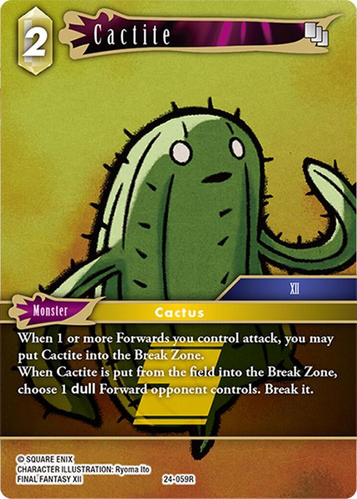 Cactite - Hidden Legends - Final Fantasy TCG