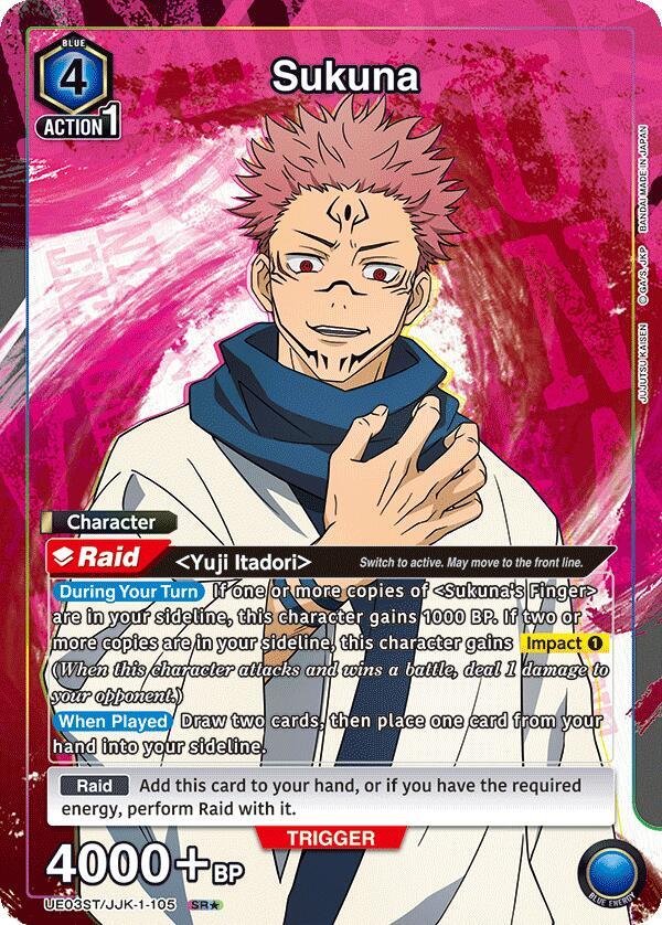 Sukuna (SR*) - UE03ST: Jujutsu Kaisen Starter Deck - Union Arena ...