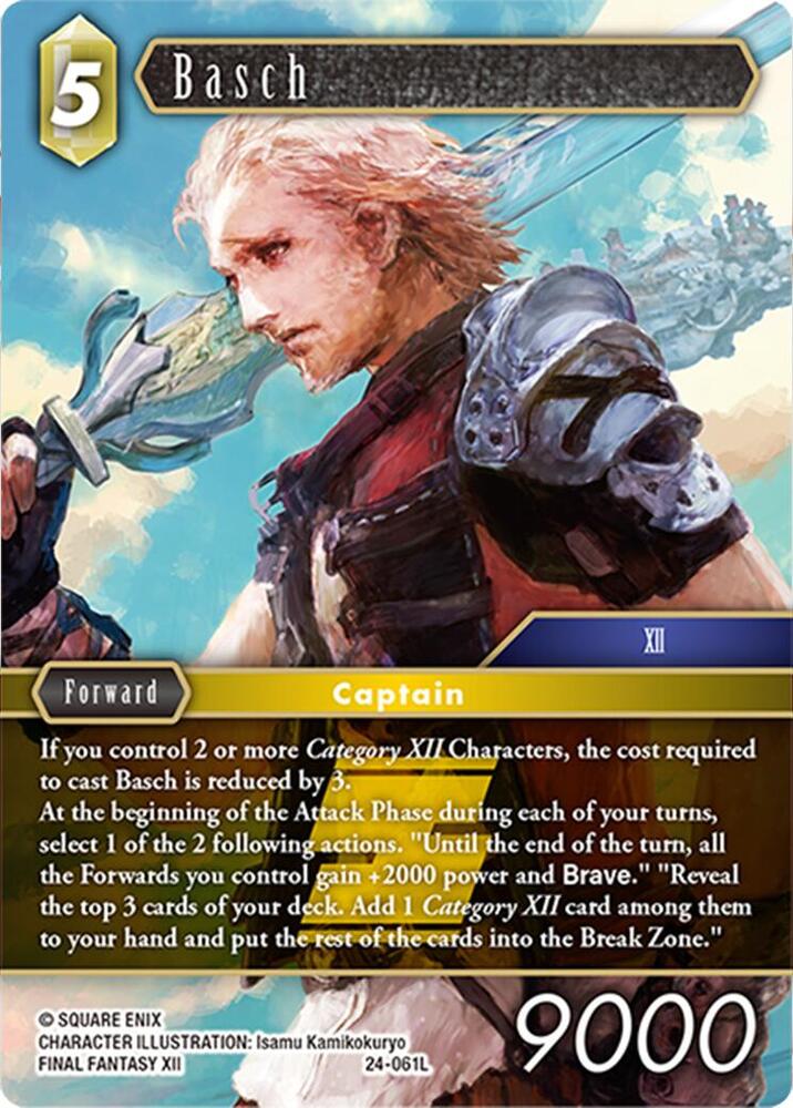 Basch - Hidden Legends - Final Fantasy Tcg - Tcgplayer.com