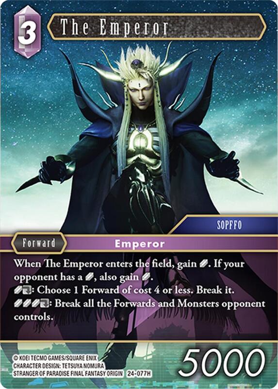 The Emperor - Hidden Legends - Final Fantasy TCG - TCGplayer.com