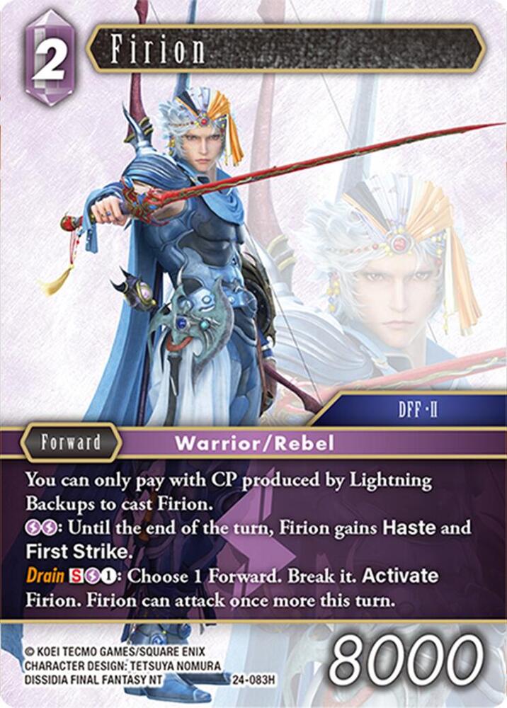Firion (24-083H) - Hidden Legends - Final Fantasy TCG