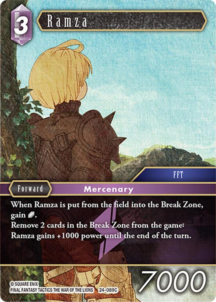 Ramza - Hidden Legends - Final Fantasy TCG