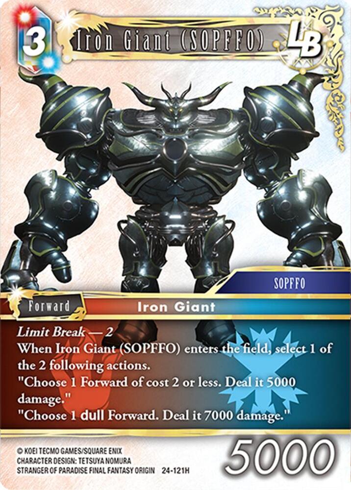 Iron Giant (SOPFFO) LB - Hidden Legends - Final Fantasy TCG - TCGplayer.com