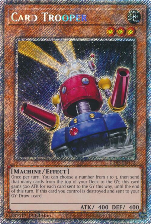 Card Trooper (Platinum Secret Rare) - Quarter Century Bonanza - YuGiOh ...