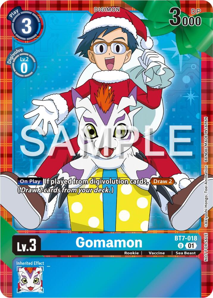 Gomamon (Winter Holiday Event 2024) - Next Adventure - Digimon Card ...