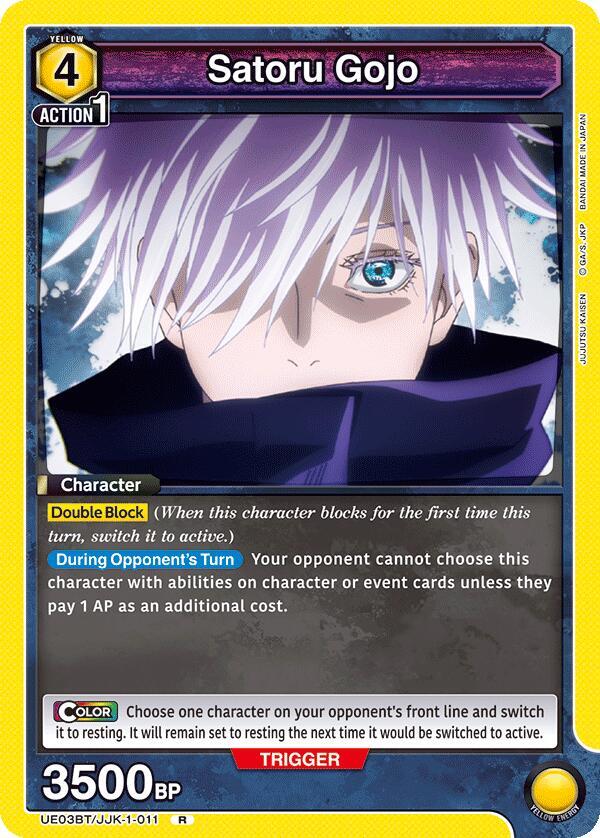Satoru Gojo - Union Arena Promotion Cards - Union Arena - TCGplayer.com