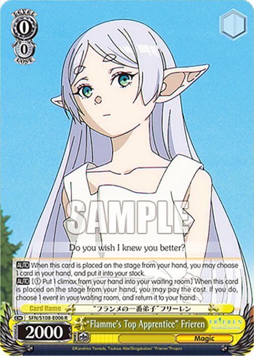 "Flamme's Top Apprentice" Frieren - Frieren: Beyond Journey’s End - Weiss Schwarz - TCGplayer.com