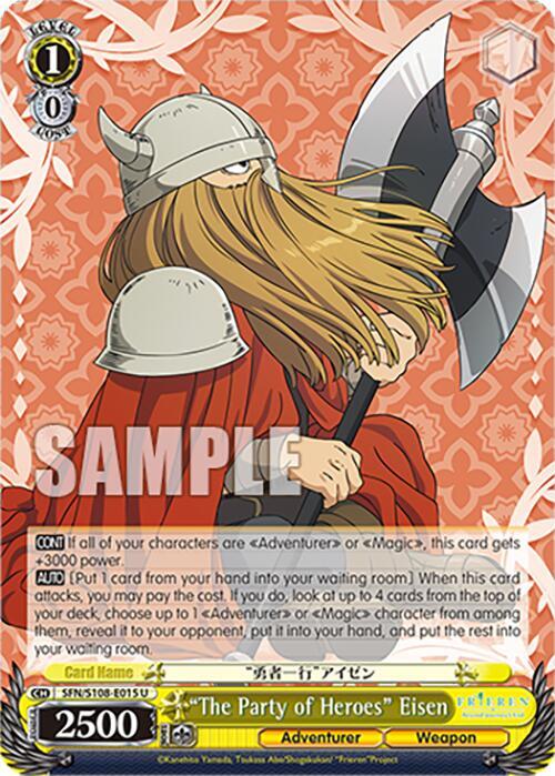 "The Party of Heroes" Eisen - Frieren: Beyond Journey’s End - Weiss ...