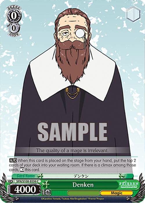 Denken - Frieren: Beyond Journey’s End - Weiss Schwarz