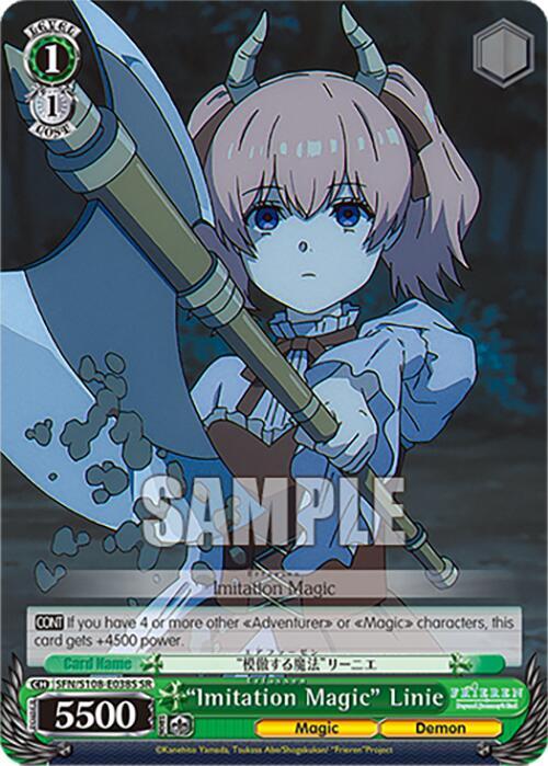 "Imitation Magic" Linie (SR) - Frieren: Beyond Journey’s End - Weiss ...