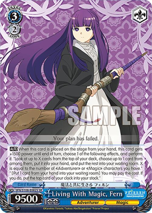 Living With Magic, Fern (SR) - Frieren: Beyond Journey’s End - Weiss ...