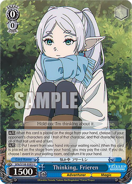 Thinking, Frieren - Frieren: Beyond Journey’s End - Weiss Schwarz - TCGplayer.com