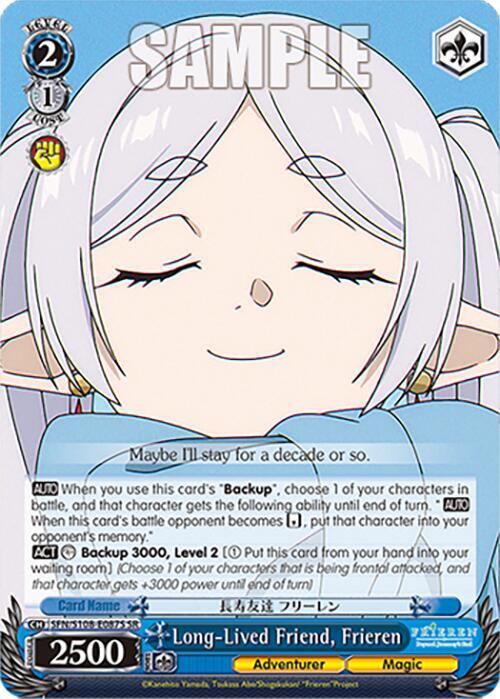 Long-Lived Friend, Frieren (SR) - Frieren: Beyond Journey’s End - Weiss ...