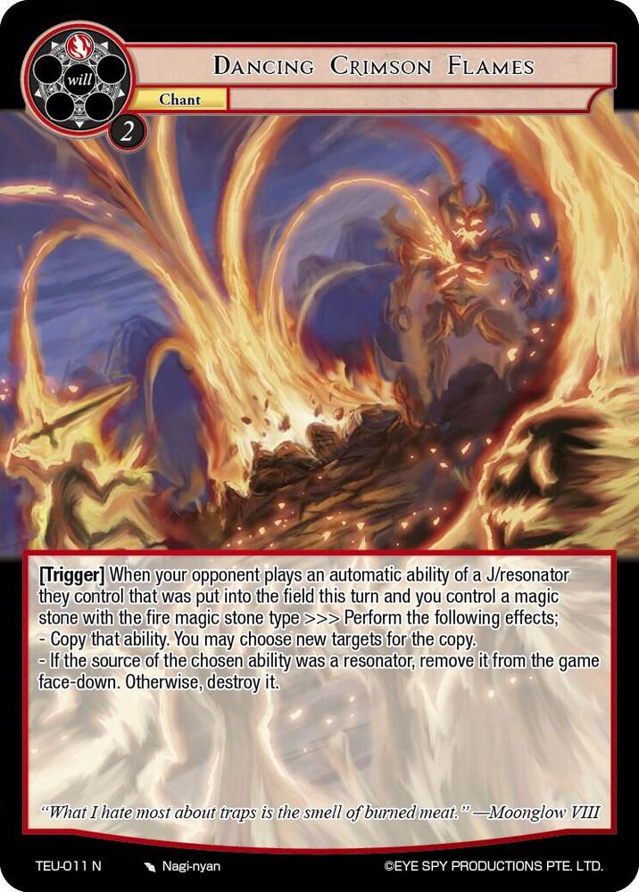 Dancing Crimson Flames - Timeless Eclipse of the Underworld - Force of Will