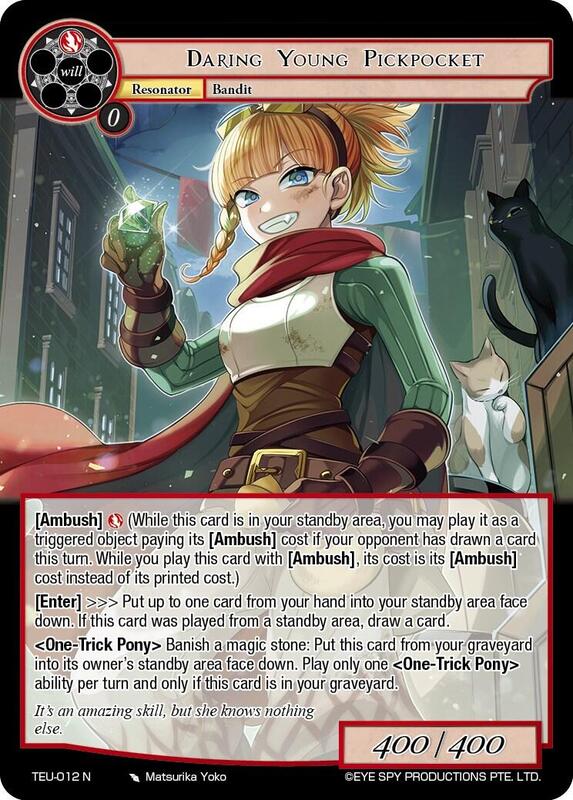 Daring Young Pickpocket - Timeless Eclipse of the Underworld - Force of Will - TCGplayer.com