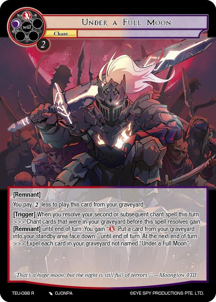 Under a Full Moon - Timeless Eclipse of the Underworld - Force of Will