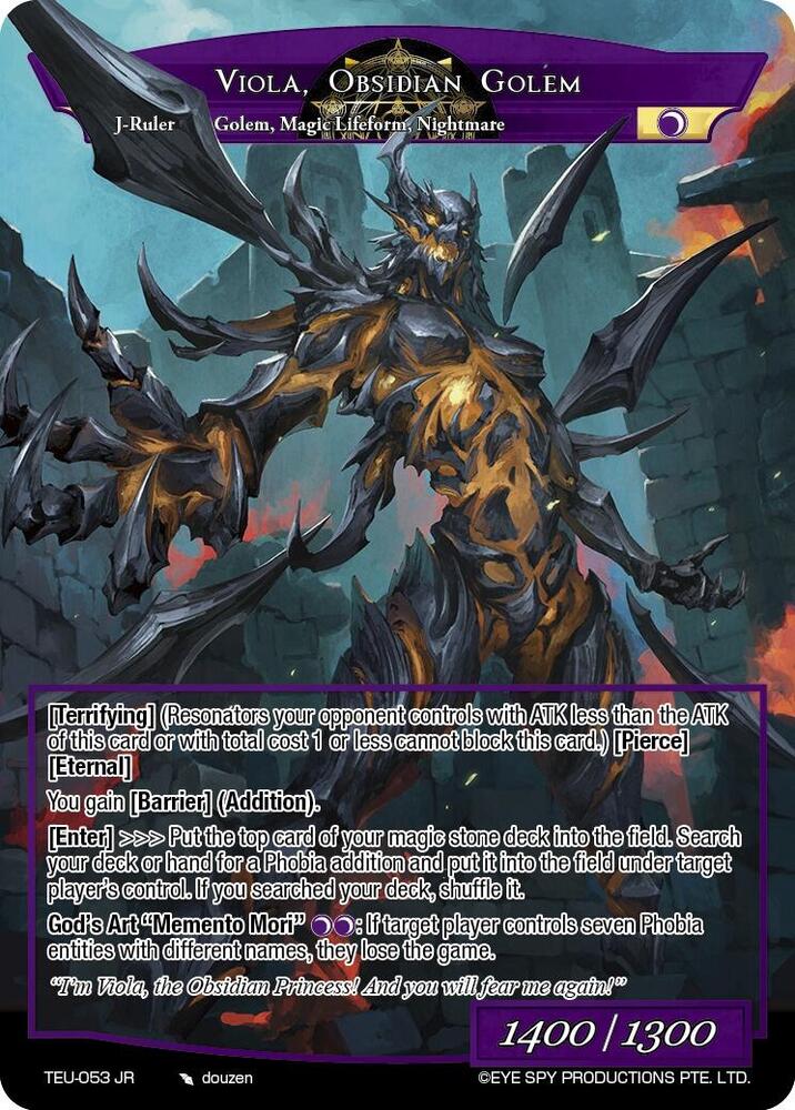 Vengeful Soul of the Palace Dungeons // Viola, Obsidian Golem ...
