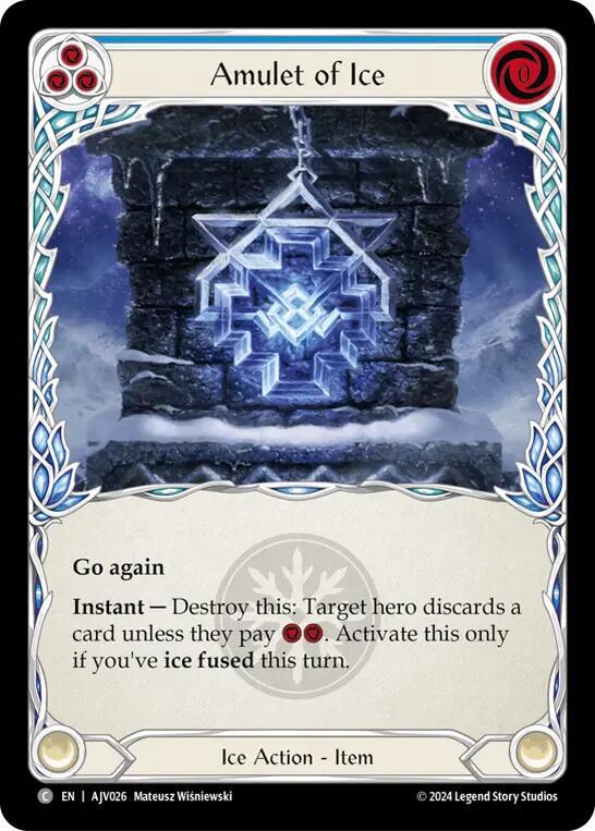 Amulet of Ice - Armory Deck: Jarl Vetreidi - Flesh and Blood TCG ...