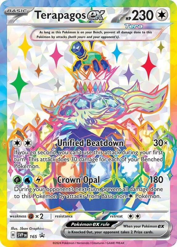Terapagos ex - 165 - SV: Scarlet & Violet Promo Cards - Pokemon ...