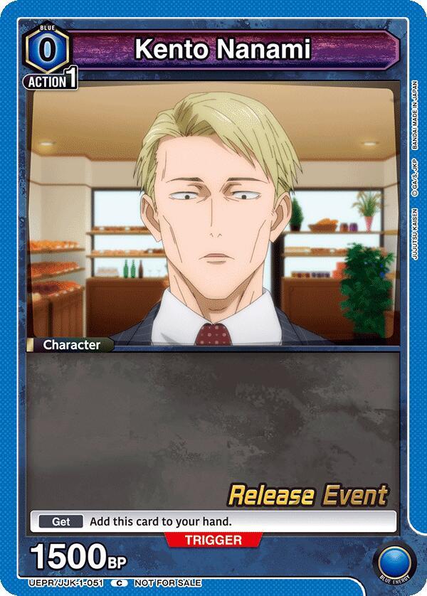Kento Nanami (051) - UE03BT: Jujutsu Kaisen Release Event Cards - Union ...