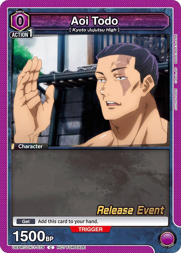 Aoi Todo (079) - UE03BT: Jujutsu Kaisen Release Event Cards - Union ...