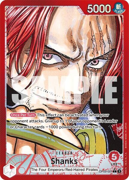 Shanks (001) (Parallel) - Emperors in the New World - One Piece Card Game - TCGplayer.com
