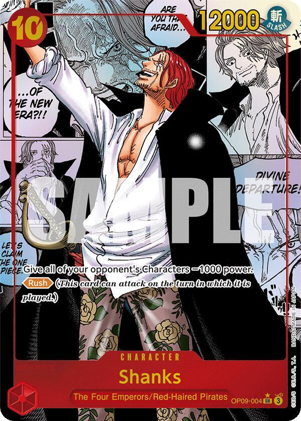 Shanks (004) (Manga) - Emperors in the New World - One Piece Card Game - TCGplayer.com