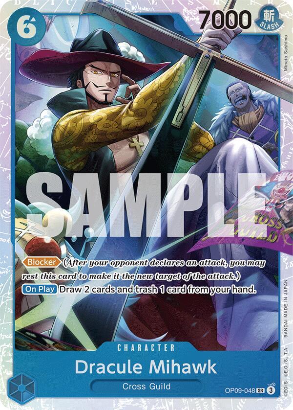 Dracule Mihawk - Emperors in the New World - One Piece Card Game ...