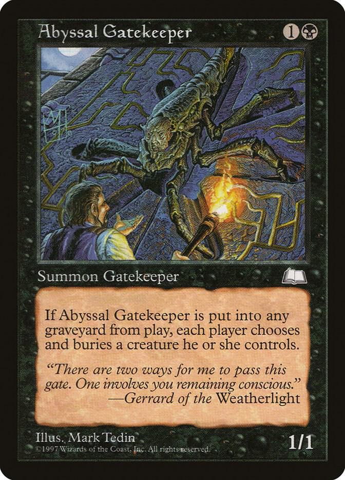 Abyssal Gatekeeper - Weatherlight - Magic: The Gathering - TCGplayer.com