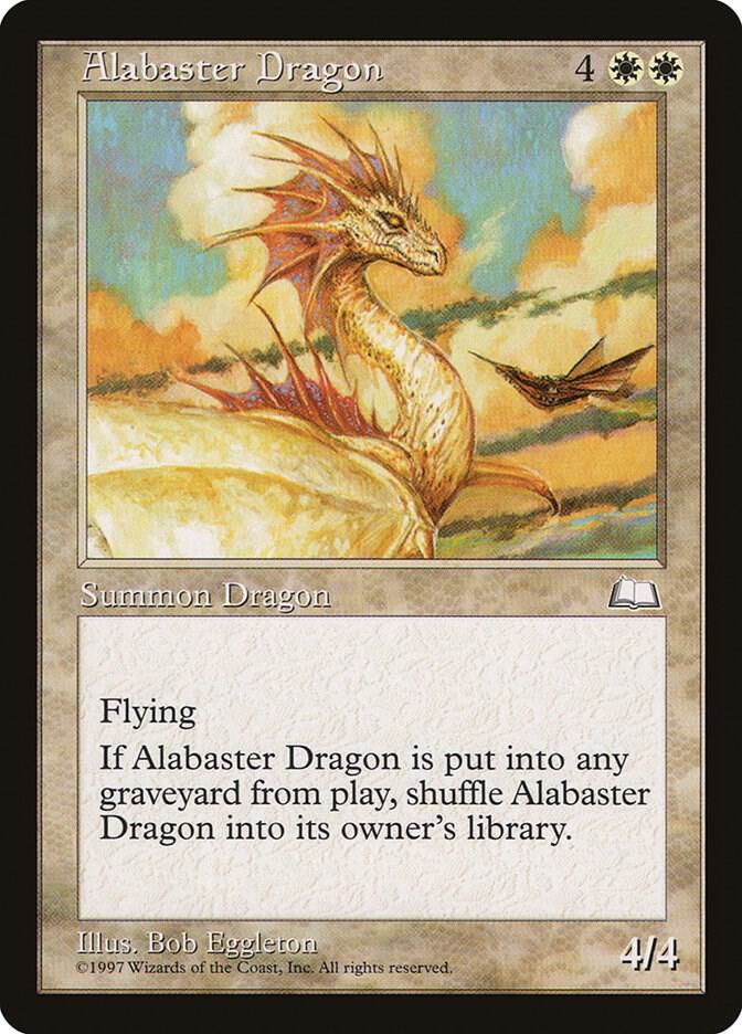 Alabaster Dragon - Weatherlight - Magic: The Gathering - TCGplayer.com