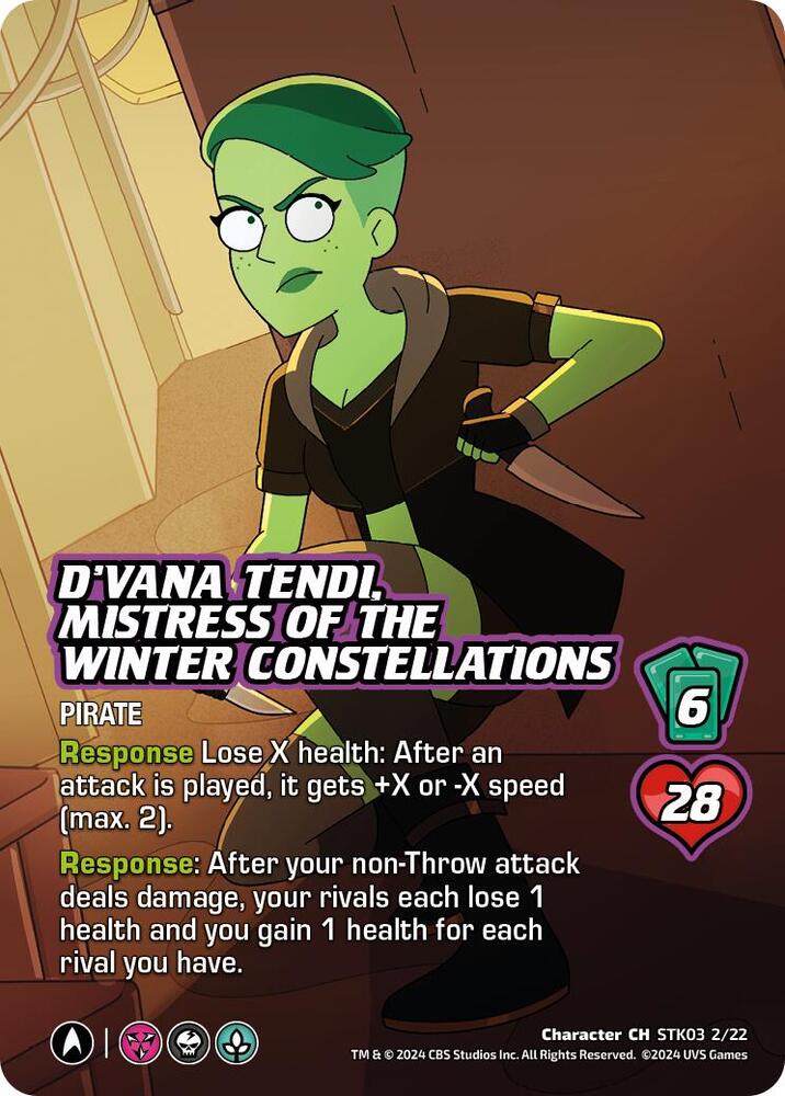 D'Vana Tendi, Mistress of the Winter Constellations - Challenger Series ...