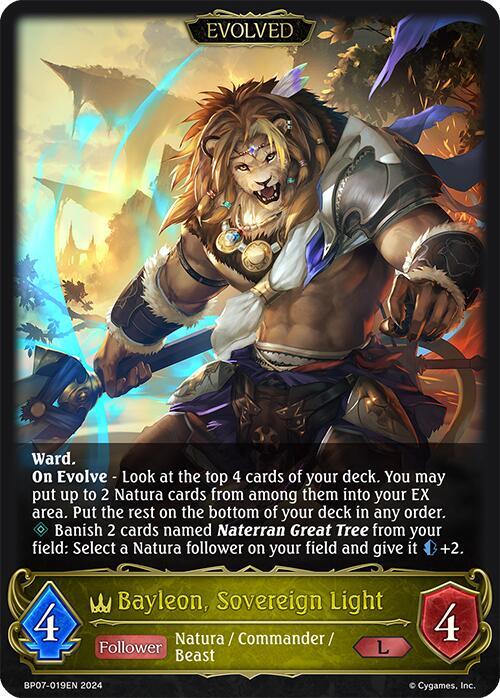 Bayleon, Sovereign Light (Evolved) - BP07: Verdant Steel - Shadowverse: Evolve - TCGplayer.com