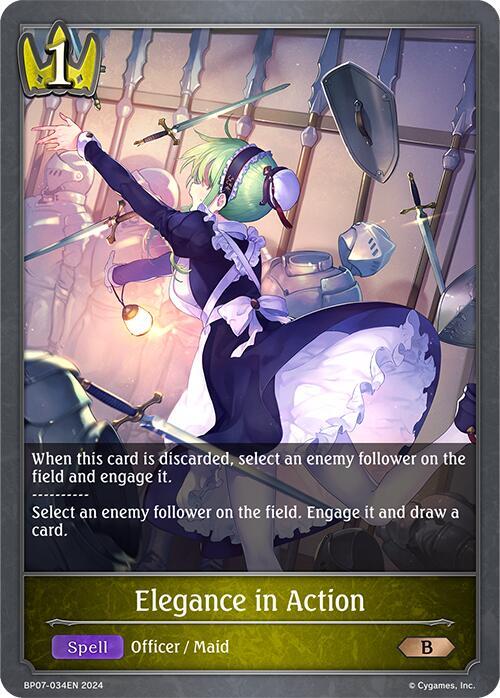 Elegance in Action - BP07: Verdant Steel - Shadowverse: Evolve - TCGplayer.com