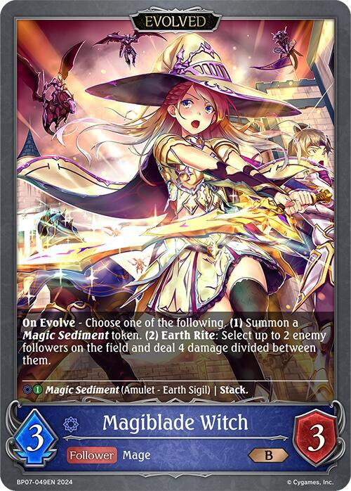 Magiblade Witch (Evolved) - BP07: Verdant Steel - Shadowverse: Evolve