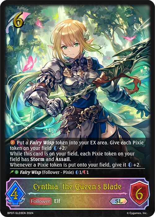 Cynthia, the Queen's Blade (SL) - BP07: Verdant Steel - Shadowverse: Evolve - TCGplayer.com