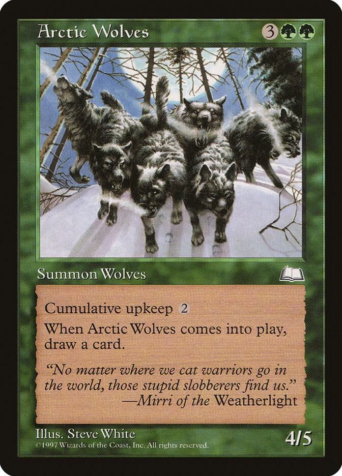 Arctic Wolves - Weatherlight - Magic: The Gathering - TCGplayer.com