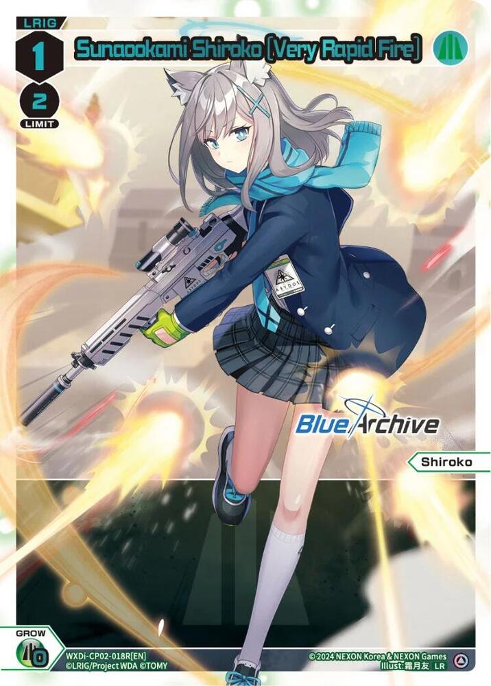 Sunaookami Shiroko [Very Rapid Fire] (LR) - Blue Archive DIVA - WIXOSS ...