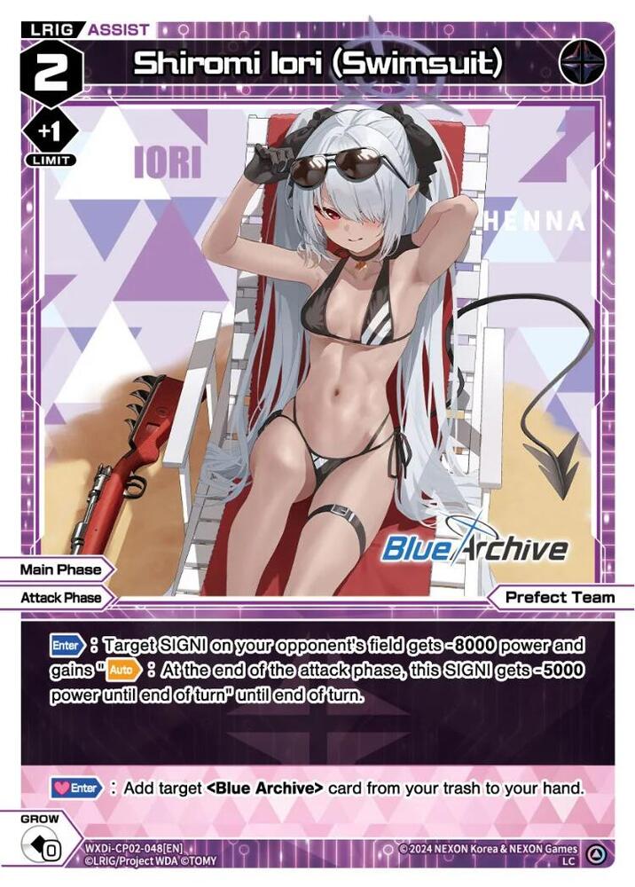 Shiromi Iori (Swimsuit) - Blue Archive DIVA - WIXOSS