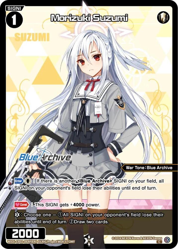 Morizuki Suzumi (Parallel) - Blue Archive DIVA - WIXOSS - TCGplayer.com