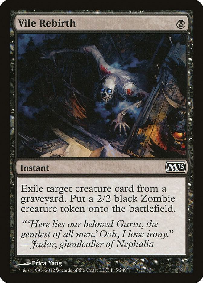 Vile Rebirth - Magic 2013 (M13) - Magic: The Gathering - TCGplayer.com
