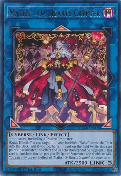 Maliss Q Hearts Crypter - Crossover Breakers - YuGiOh - TCGplayer.com