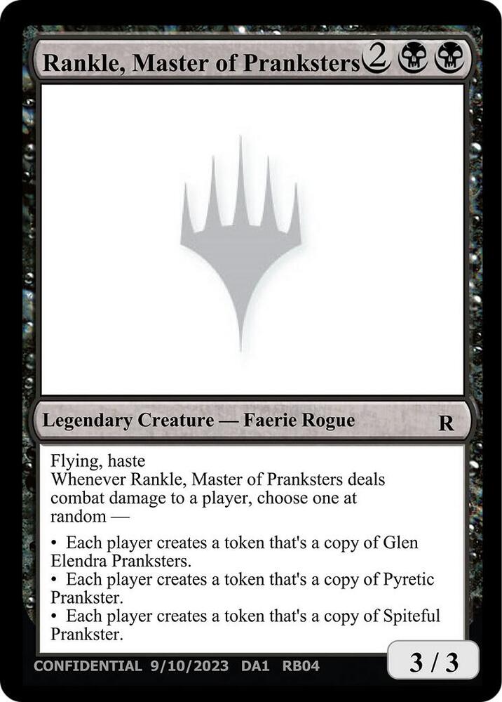 Rankle, Master of Pranksters - Un-Known Event Playtest Cards - Magic ...