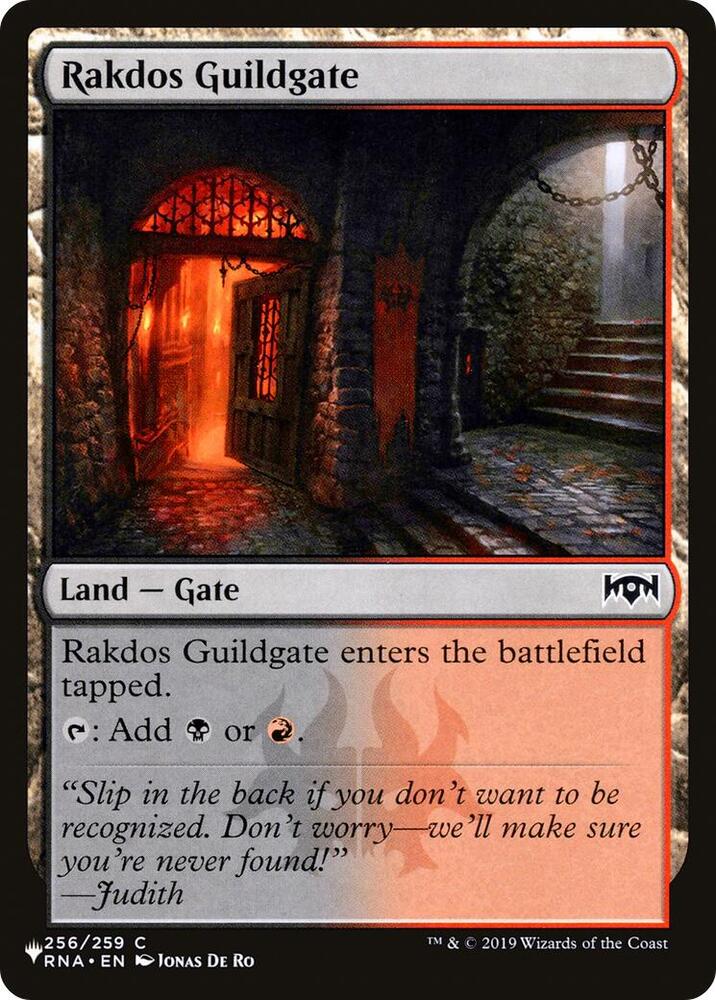 Rakdos Guildgate - The List Reprints - Magic: The Gathering