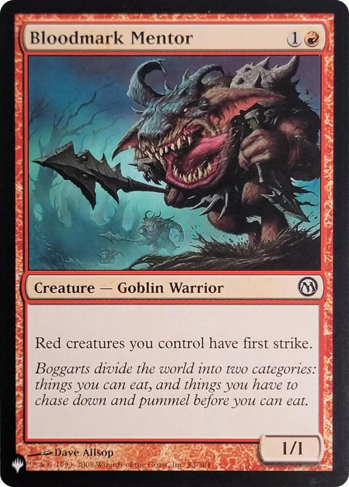 Bloodmark Mentor (83) - The List Reprints - Magic: The Gathering ...