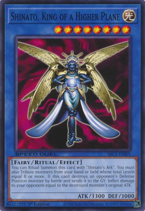 Shinato, King of a Higher Plane - Speed Duel: Battle City Finals ...