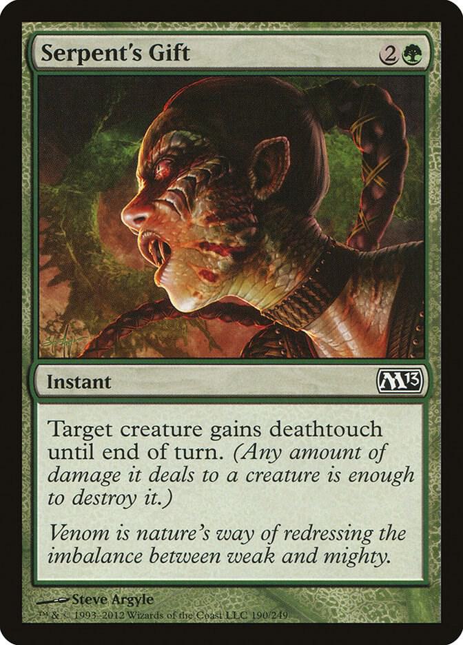 Serpent's Gift - Magic 2013 (M13) - Magic: The Gathering - TCGplayer.com