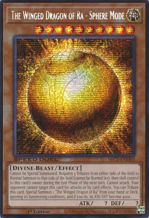 The Winged Dragon of Ra - Sphere Mode (PSR) - Speed Duel: Battle City Finals - YuGiOh ...